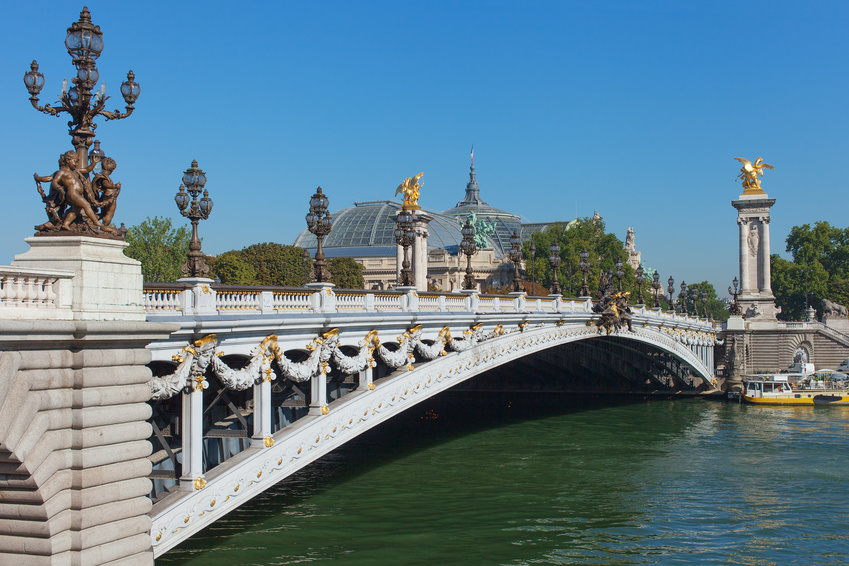 Alexander III bridge, Paris. - Lefort & Raimbert